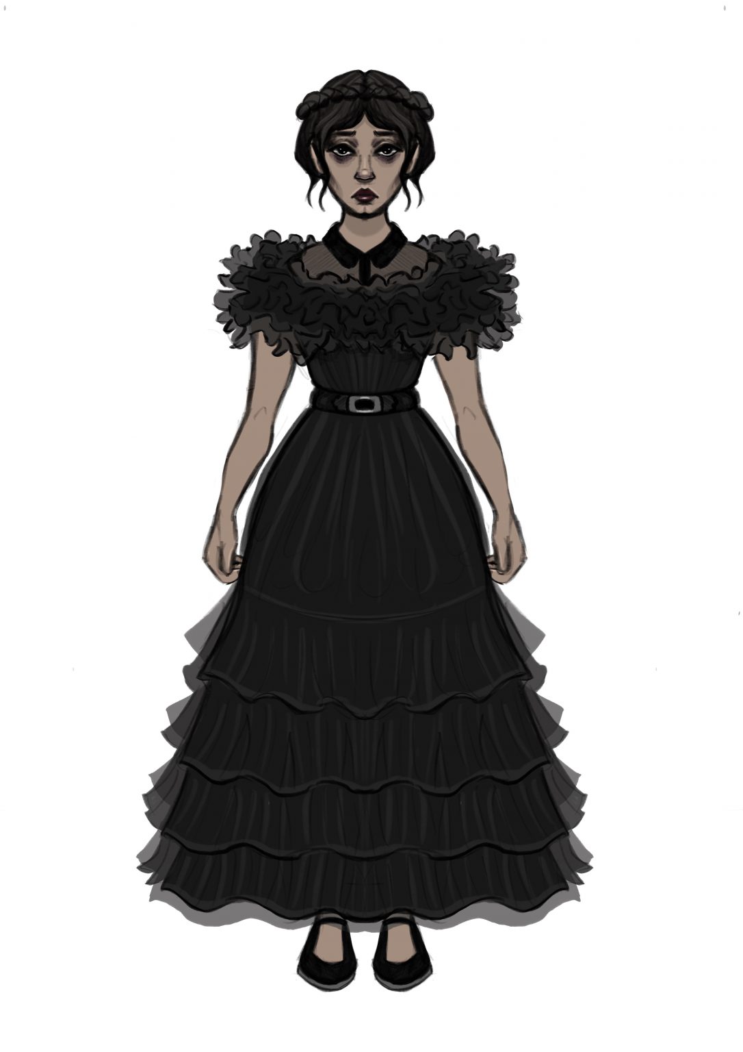 Draw Clothes Like Pros - Tips Inspired by Netflix's Wednesday