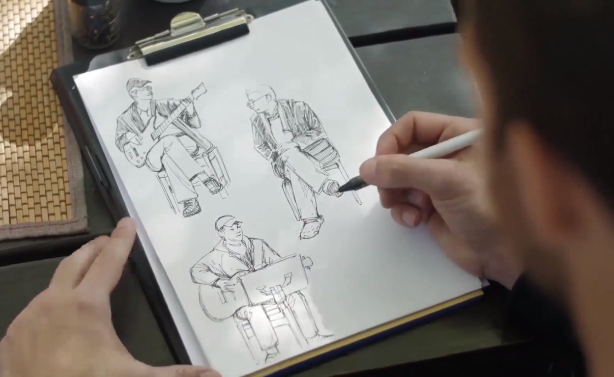 Arte en movimiento: Hacerte amigo del dibujo gestual