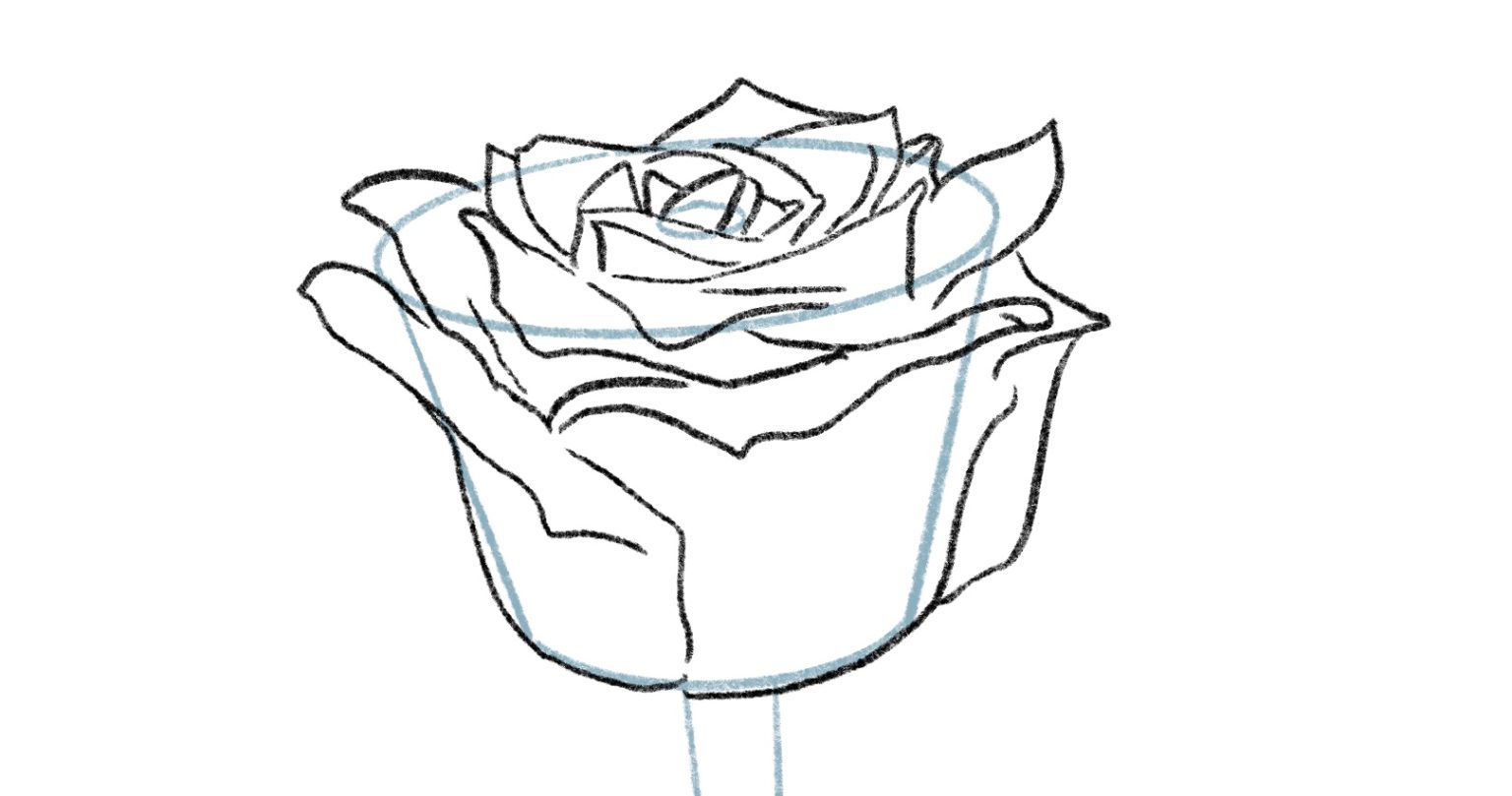 How to Draw a Rose - Learn 3Three Rose Drawings Step by Step