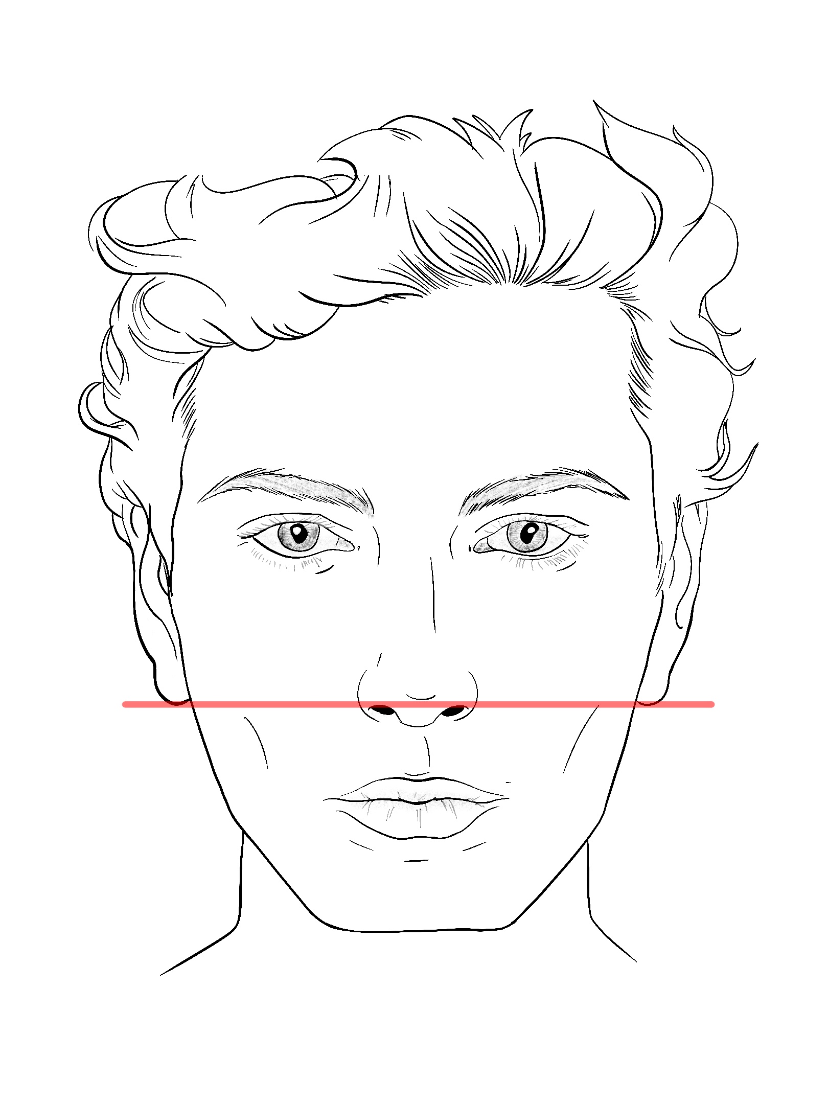 Seven Face Proportions For Drawing A Perfect Face